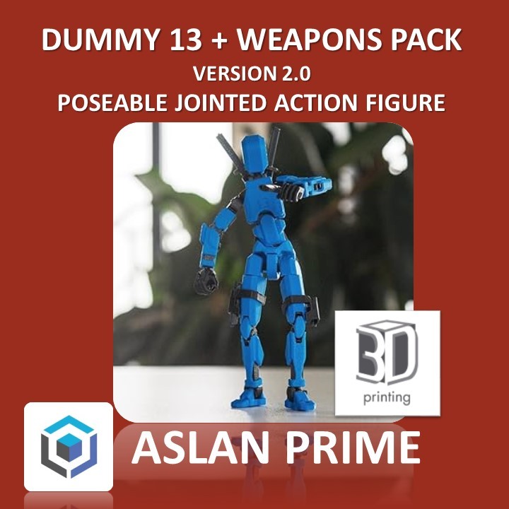 DUMMY 13 TITAN 13 T13 + WEAPONS PACK VERSION 2.0 JOINTED POSEABLE ...