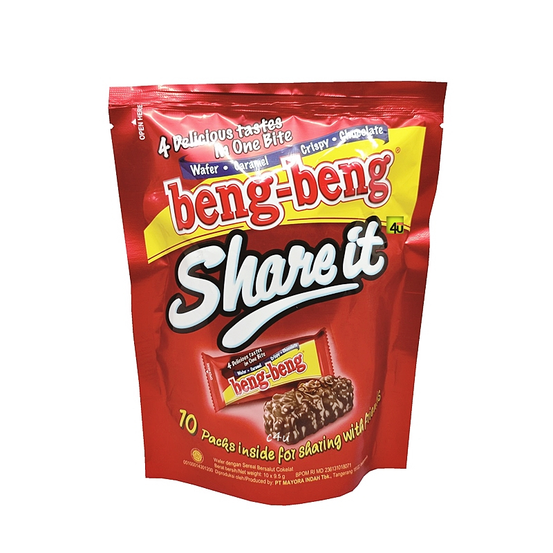 Beng BENG Share It contains 10 BENG SG Chocolate Flavored Wafers ...