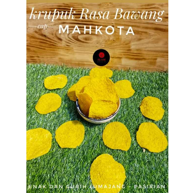 Raw Crackers puli Rice Onion Flavor Cap Mahkota 1kg | Shopee Malaysia