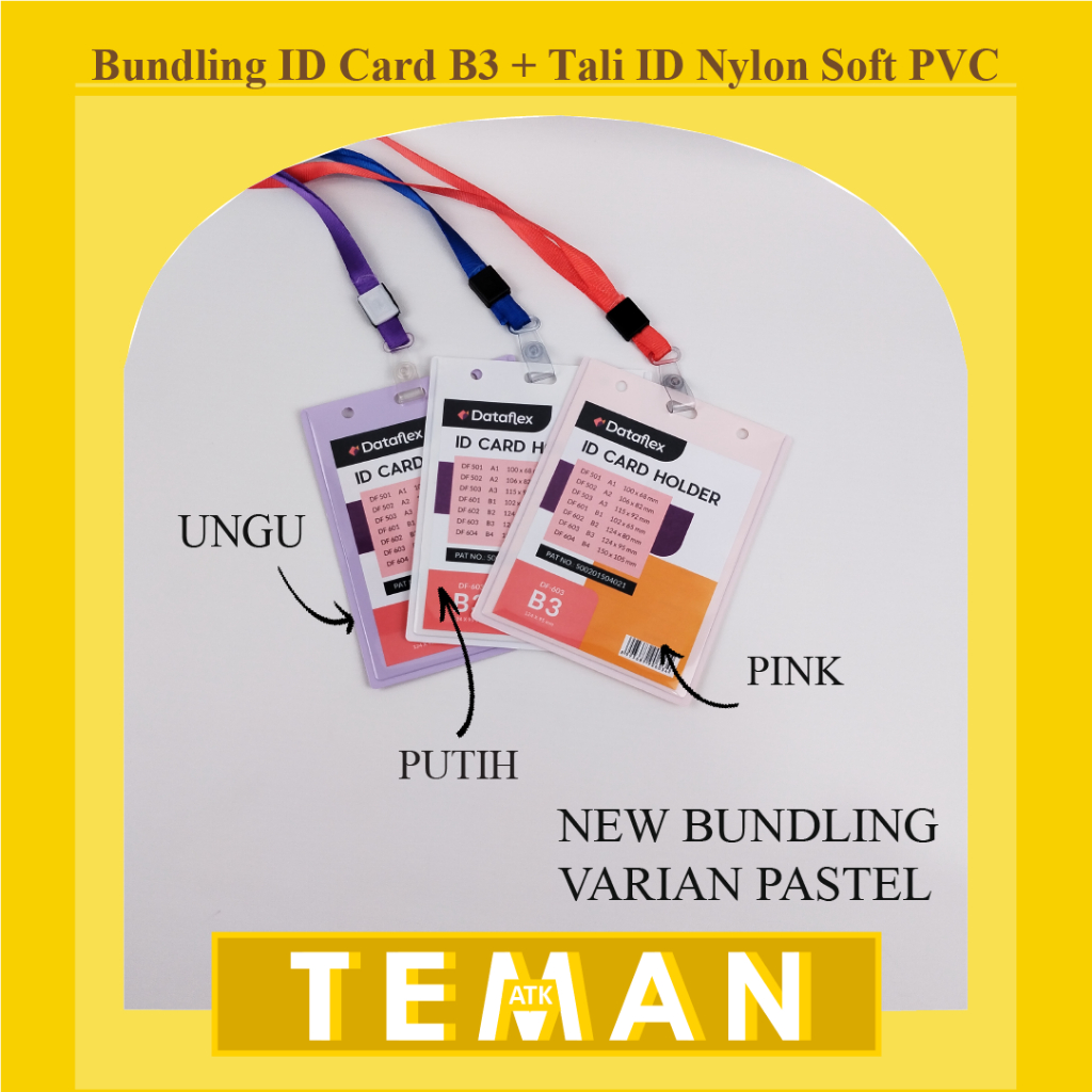 Bundling ID Card B3 + Soft PVC Nylon ID Strap (NYLKSFP) | Shopee Malaysia