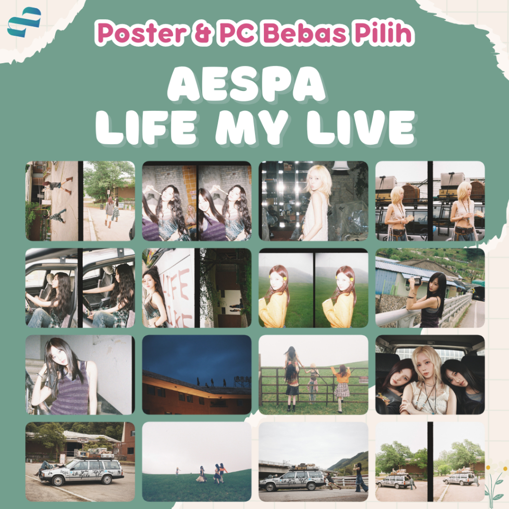 Aespa Live My Life Poster | Kpop Poster A4 A5 A6 (Part A) | Shopee Malaysia