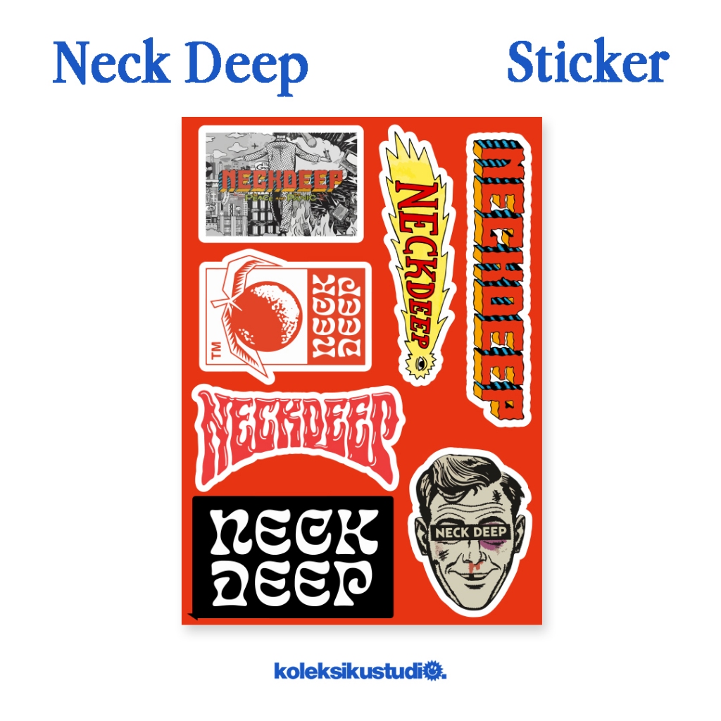 Neck Deep Sticker Music Cute Aesthetic Music Band Sticker HP Laptop ...