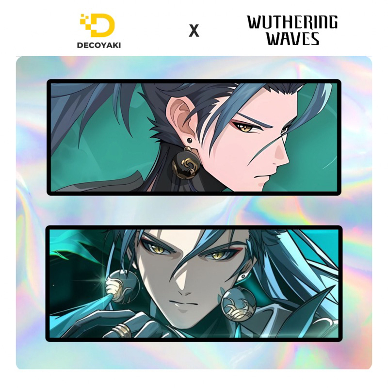 Jiyan Wuthering Waves Hologram Slap Sticker, Jiyan Wuthering Waves ...