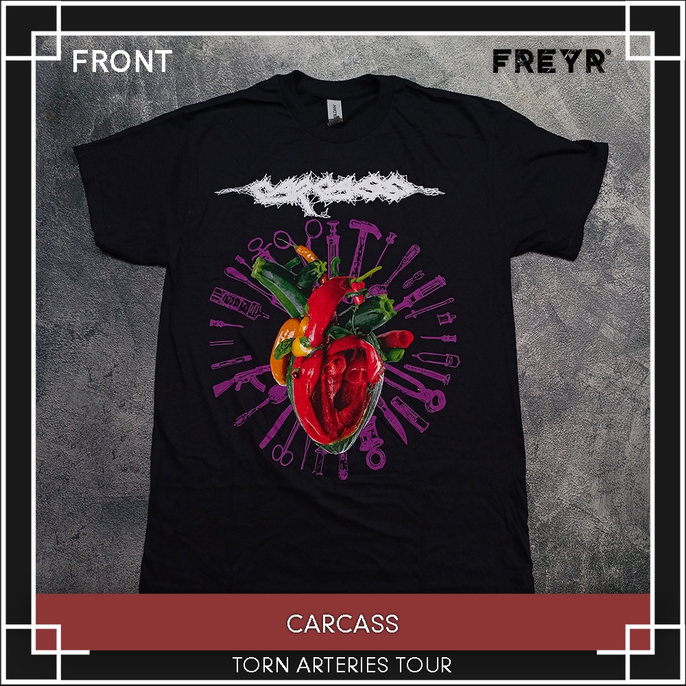Carcass Band T-Shirt - Torn Arteries Tour Original | Shopee Malaysia