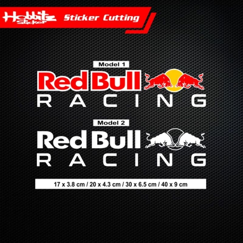 Red Bull Racing Sticker vol.2 Car Motorcycle Body Glass Sponsor Racing ...