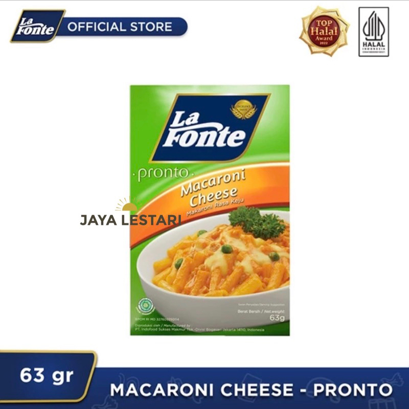 La Fonte Macaroni Cheese (63g) | Shopee Malaysia