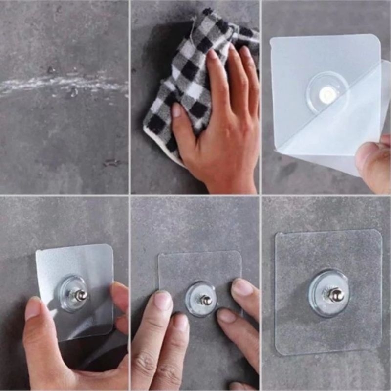 Hook Adhesive Wall Bolts Without Drills And Nails Without Marks hook ...