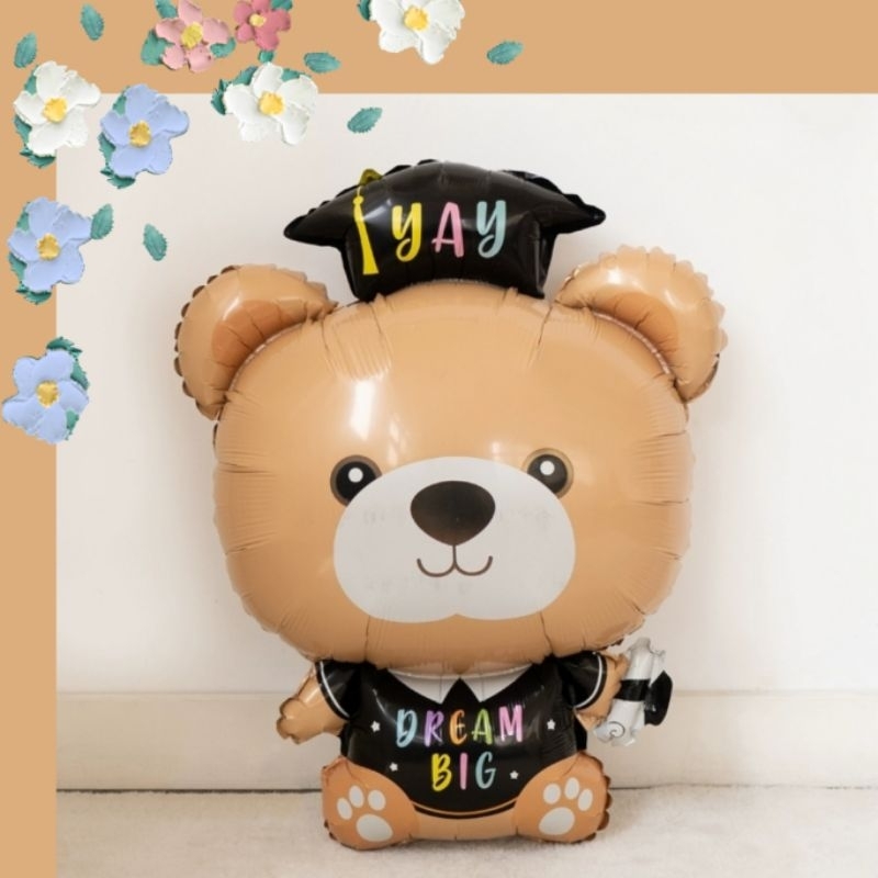 Foil Balloons big graduation bear graduation bear jumbo big toga ...