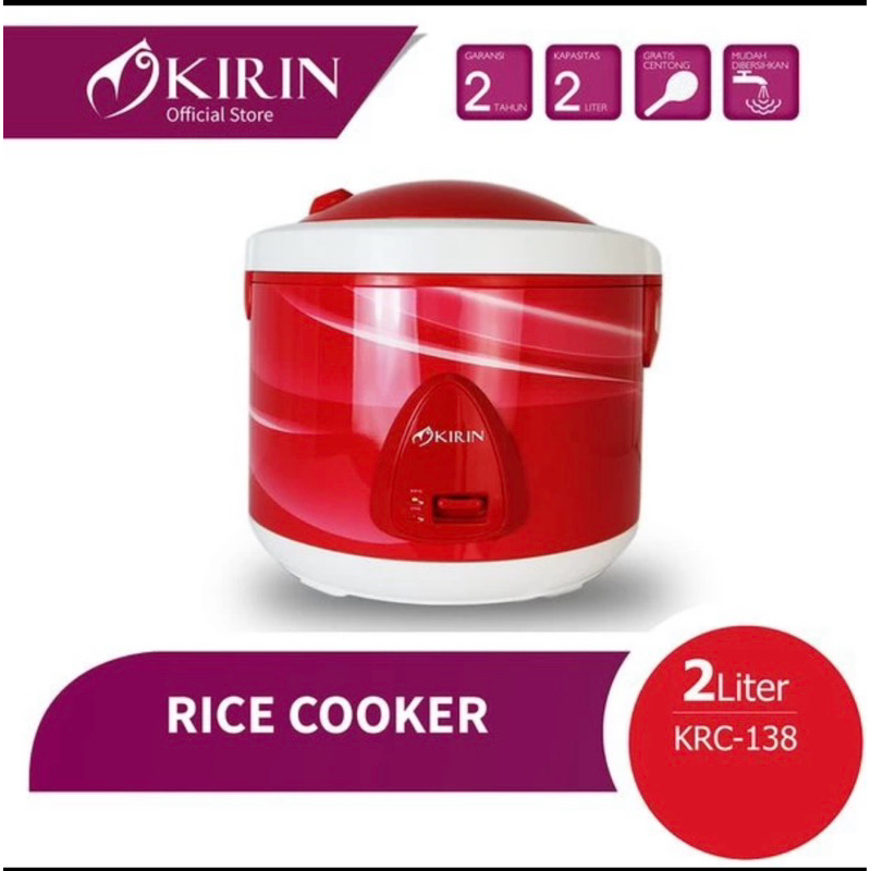 Magic com kirin 138 2 liter | Shopee Malaysia