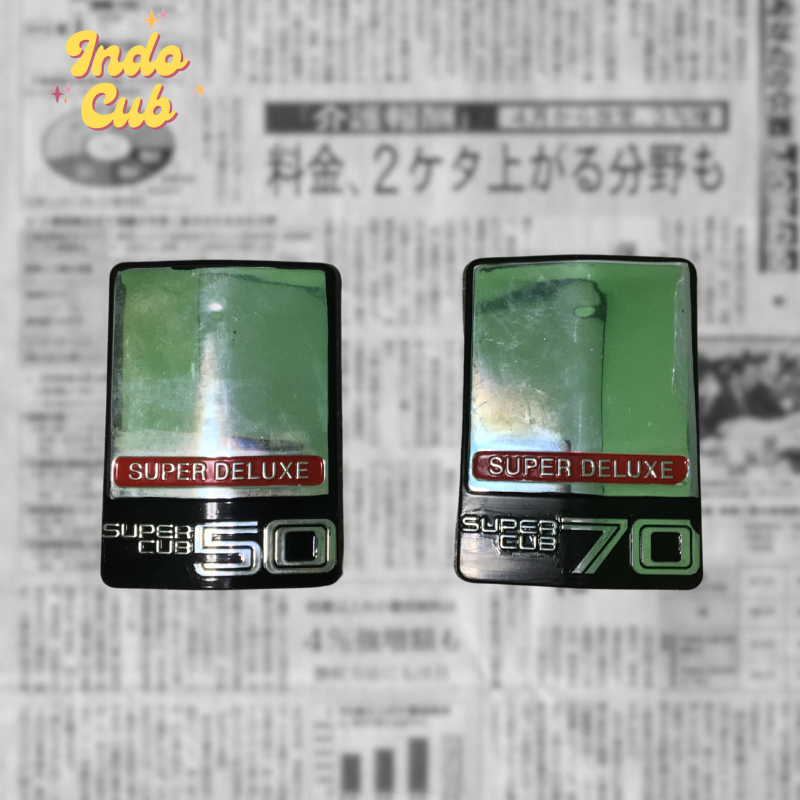 Super Cub 50 70 Custom Super Deluxe Tie Emblem | Shopee Malaysia