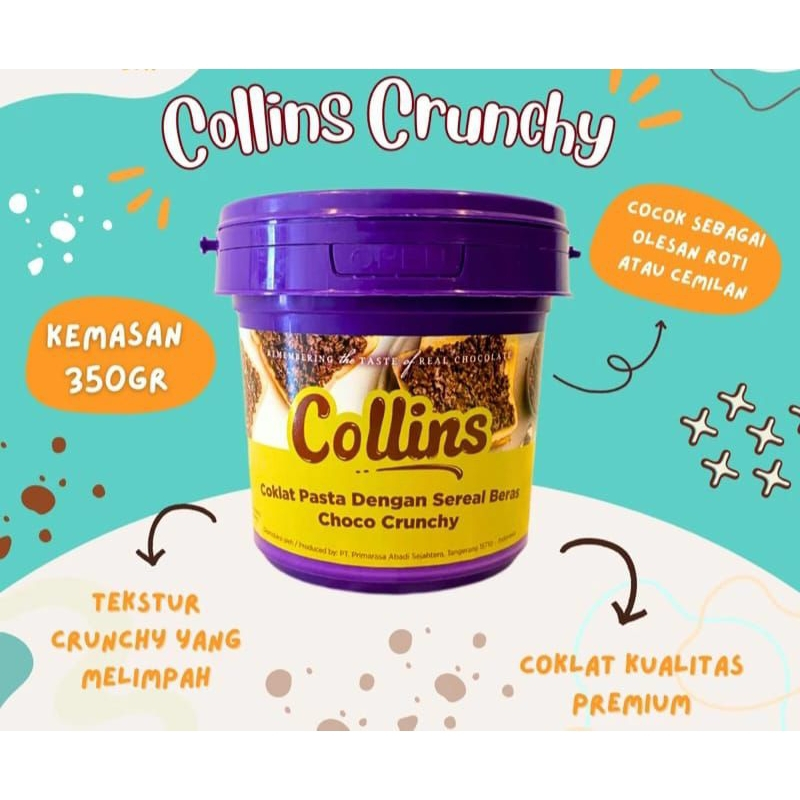 Collins Choco Crunchy 350gr - FACTORY PACKAGING | Shopee Malaysia