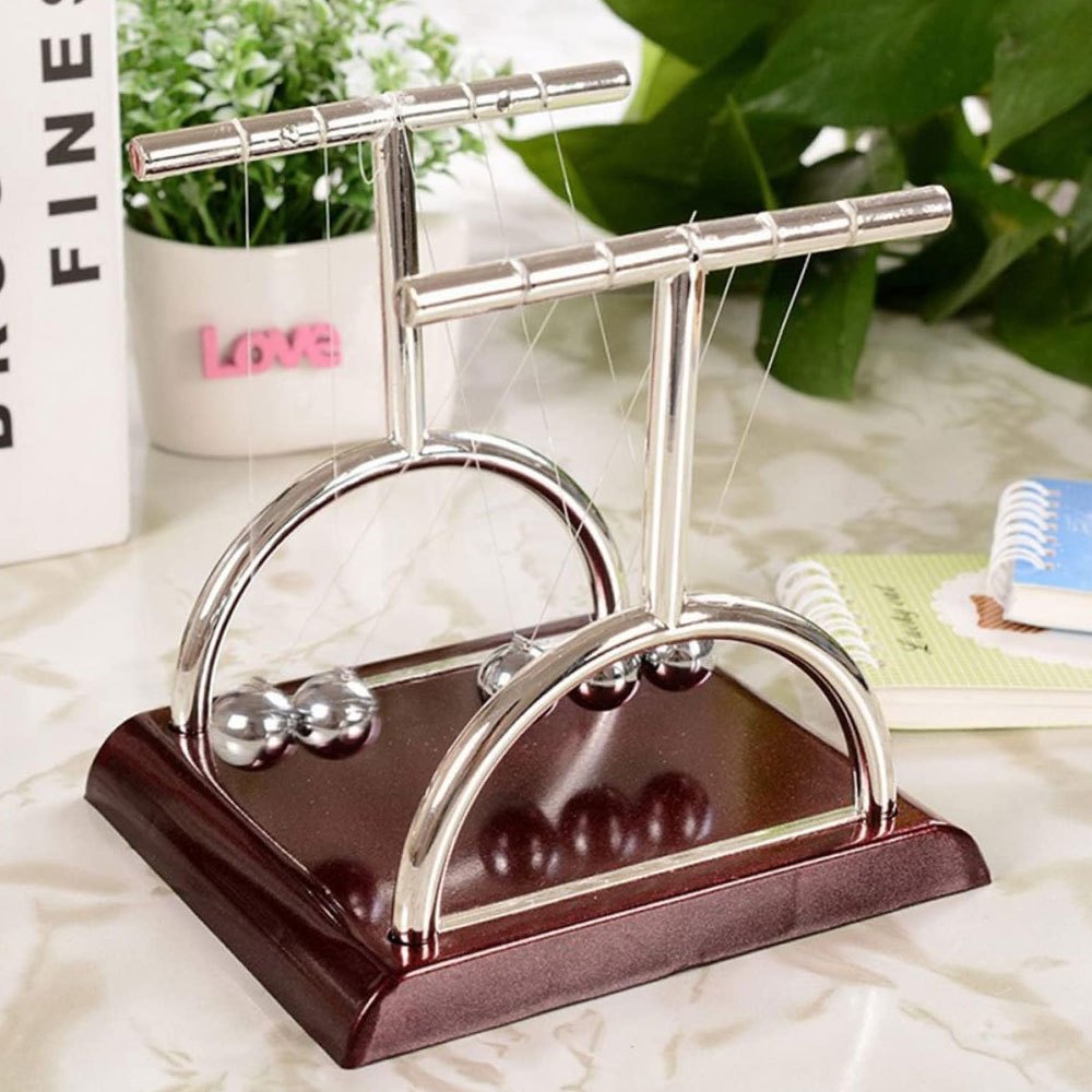 Newton Balance Balls 5 Ball Pendulum Table Model T S Very Cute | Shopee ...