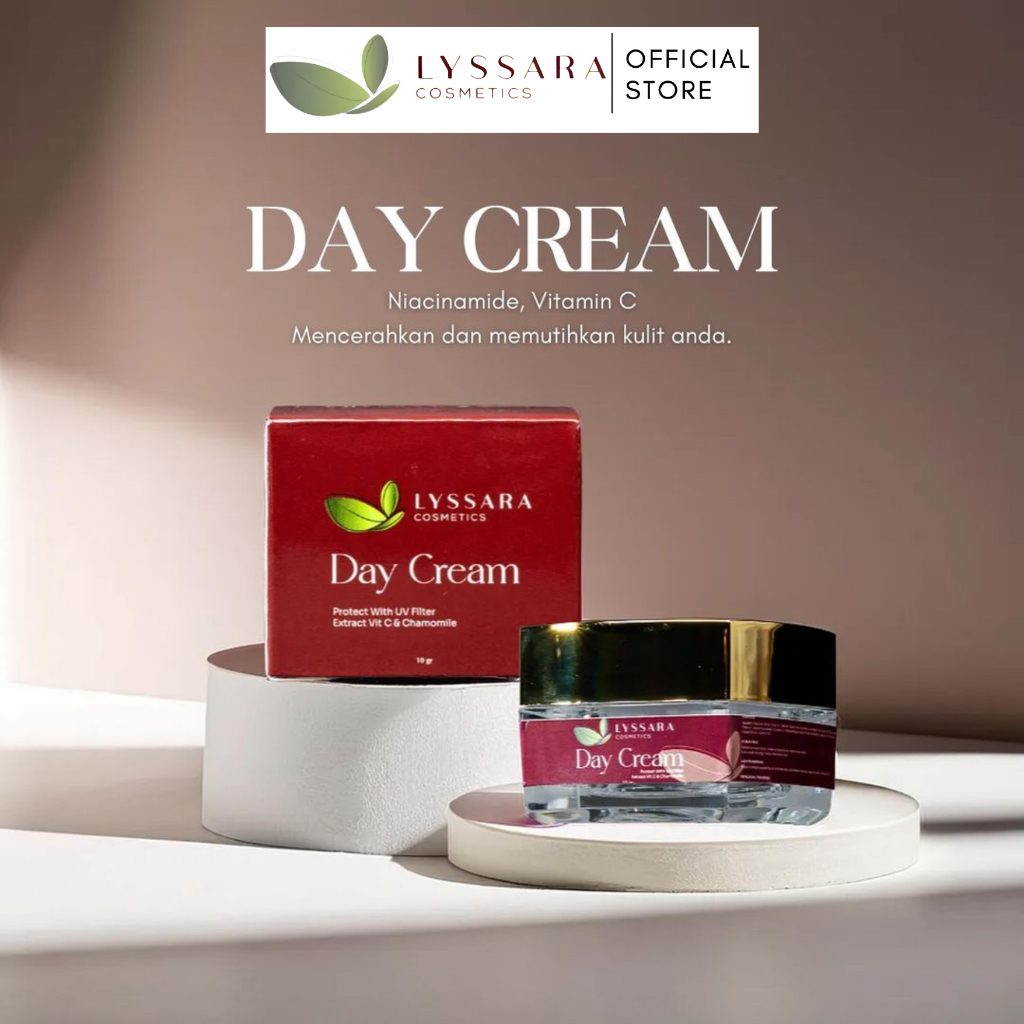 Lyssara Day Cream ORIGINAL BPOM Brightening And Whitening Skin | Shopee ...