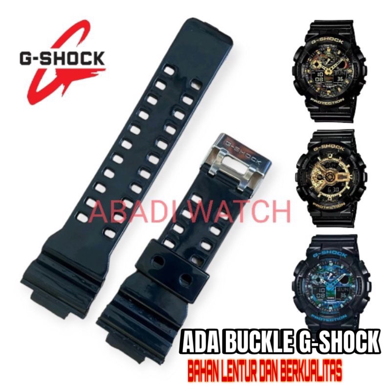 HITAM Casio G-SHOCK GA100 GA 100 GA-100 GA-120 GA-200 GA-300 WATCH ...