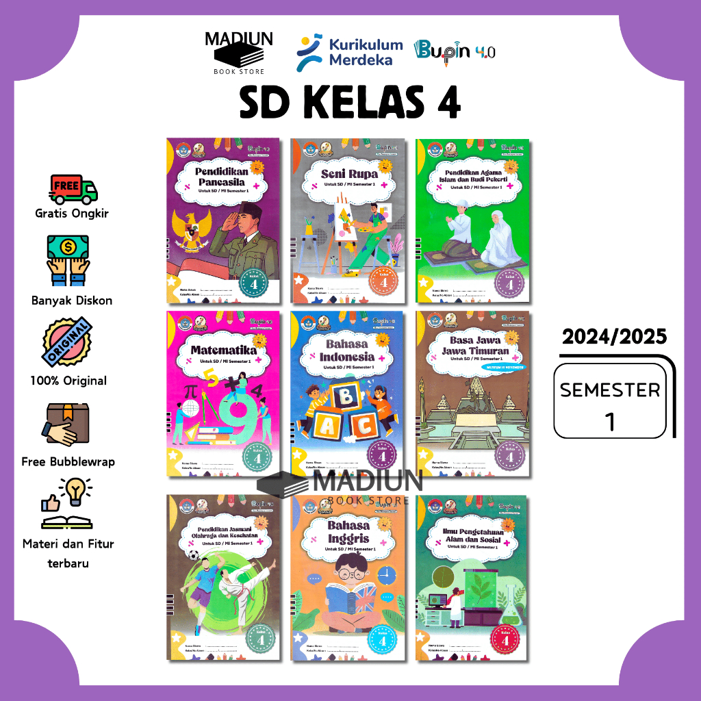 Lks SD Class 4 Independent Curriculum SMT 1 T.A 2024-2025 | Latest ...