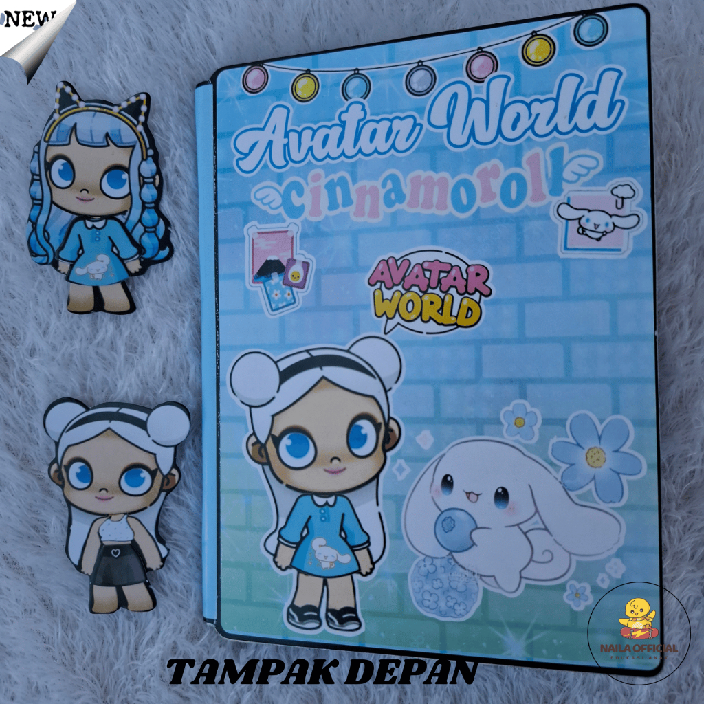 Newest Paper Doll Avatar World Cinnamorol Complete Educational Toy for ...
