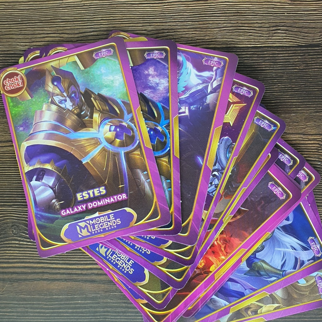 UNGU Epic Purple Mobile Legends Card Bang Bang Choki Choki Card Game ...
