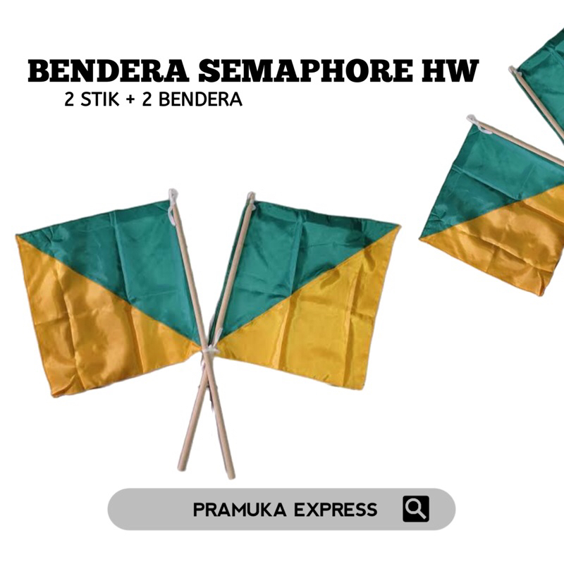 Semaphore HW / Hizbul Wathan flag | Shopee Malaysia