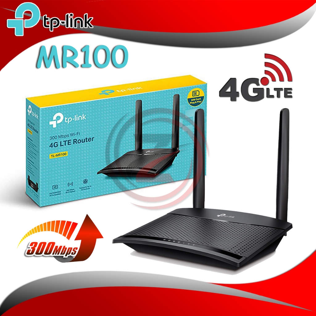 Tp-link TL-MR100 4G WiFi Router All GSM 300mbps Modem N Wireless | Shopee Malaysia