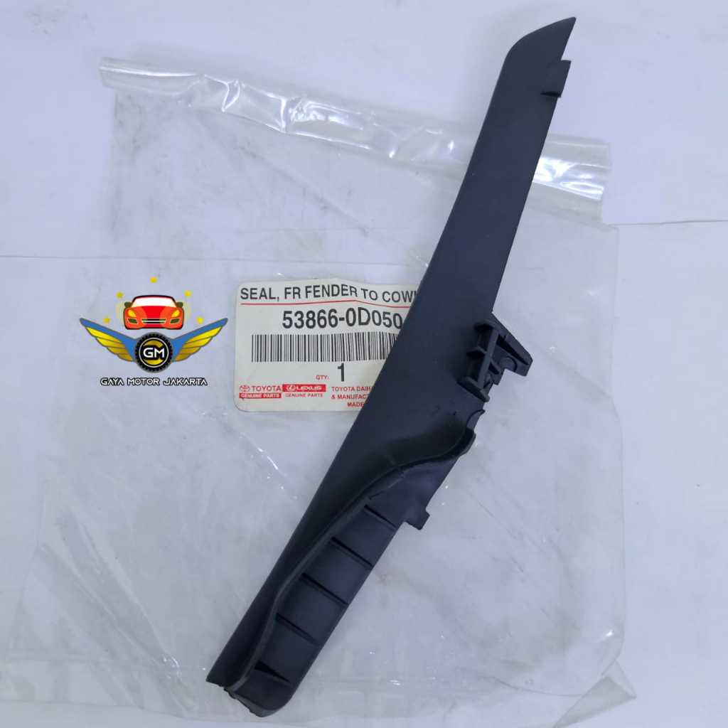 Toyota New Vios-New Limo Right Front Fender Seal Rubber 53866-0D050 ...