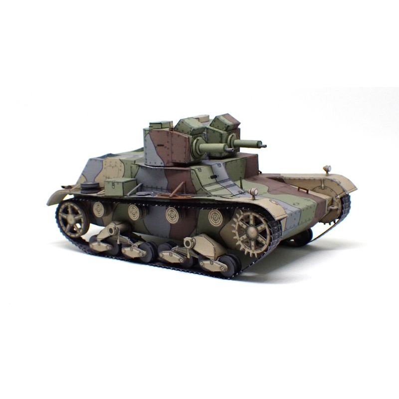 Polandia 7TP Tank papercraft pattern sheet scale 72 (2BS-A16) | Shopee ...