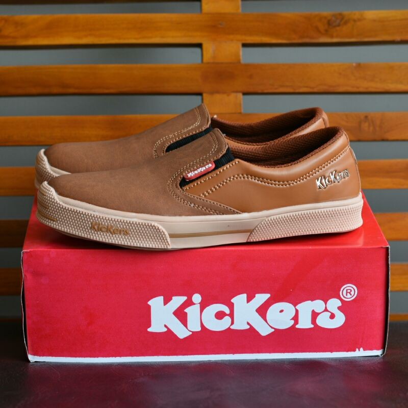 Kickers Brand Men's Slip On Casual Shoes | Shopee Malaysia