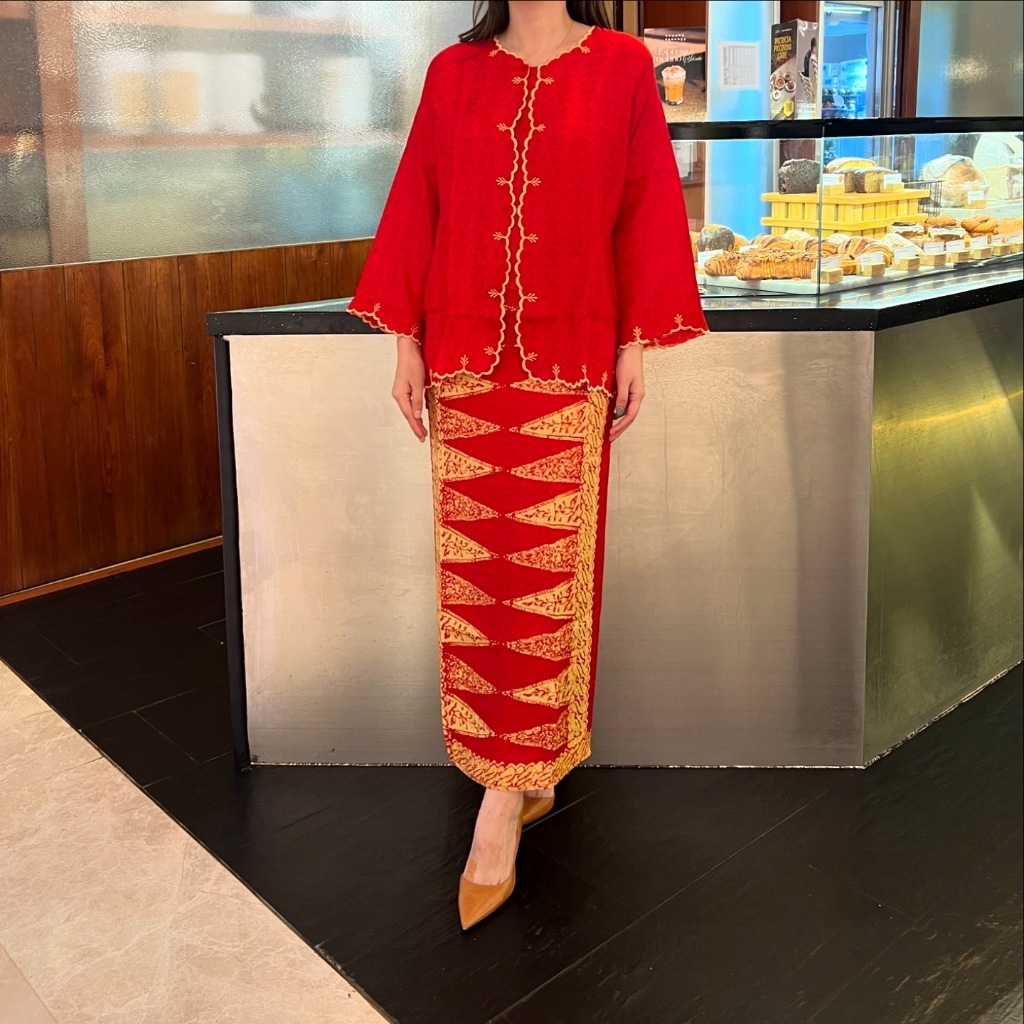 Lausboutique Sogan Conny Embroidery-Women's Embroidered Batik Shirt ...