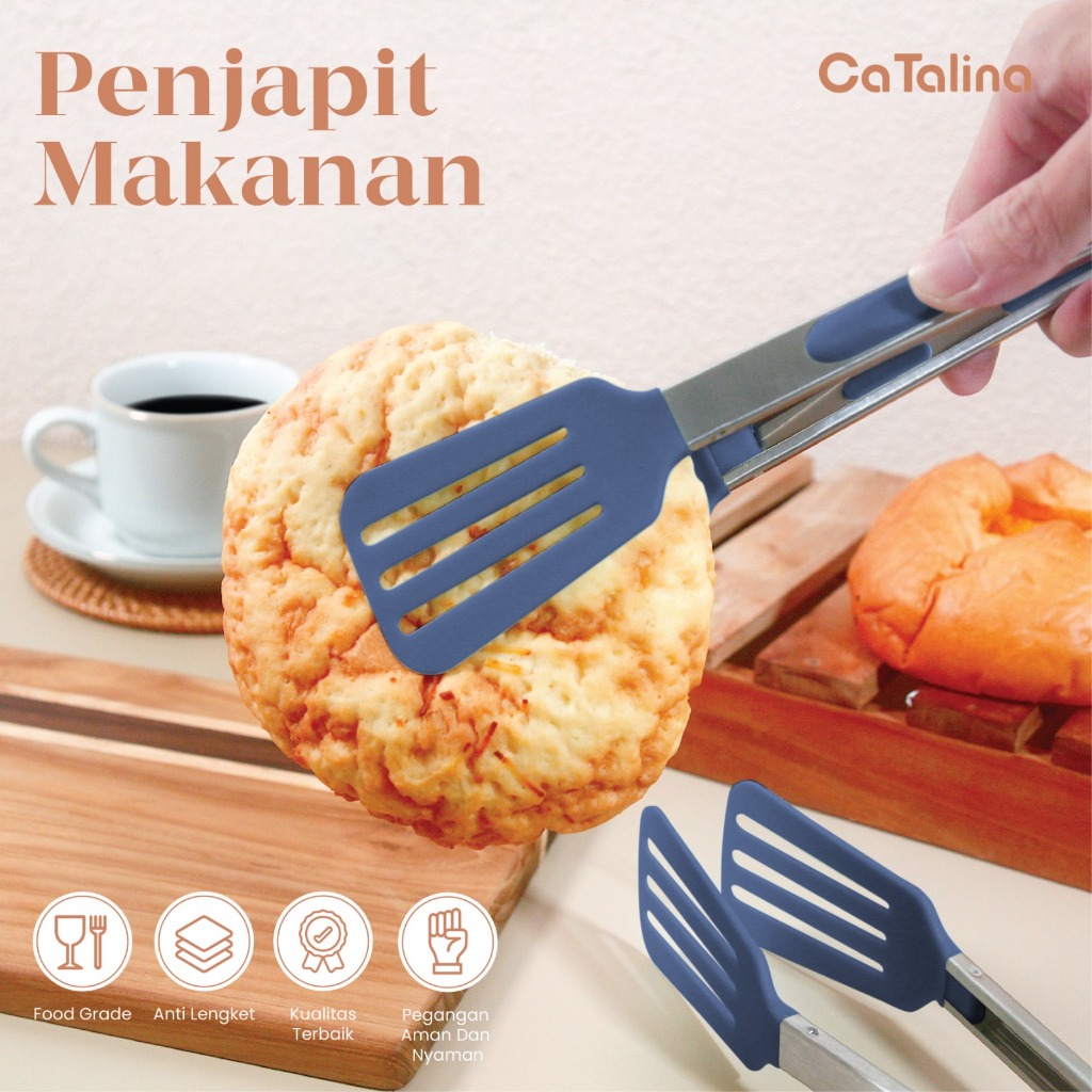 Catalina Tosca Color Food Tongs Food Tong Box | Shopee Malaysia