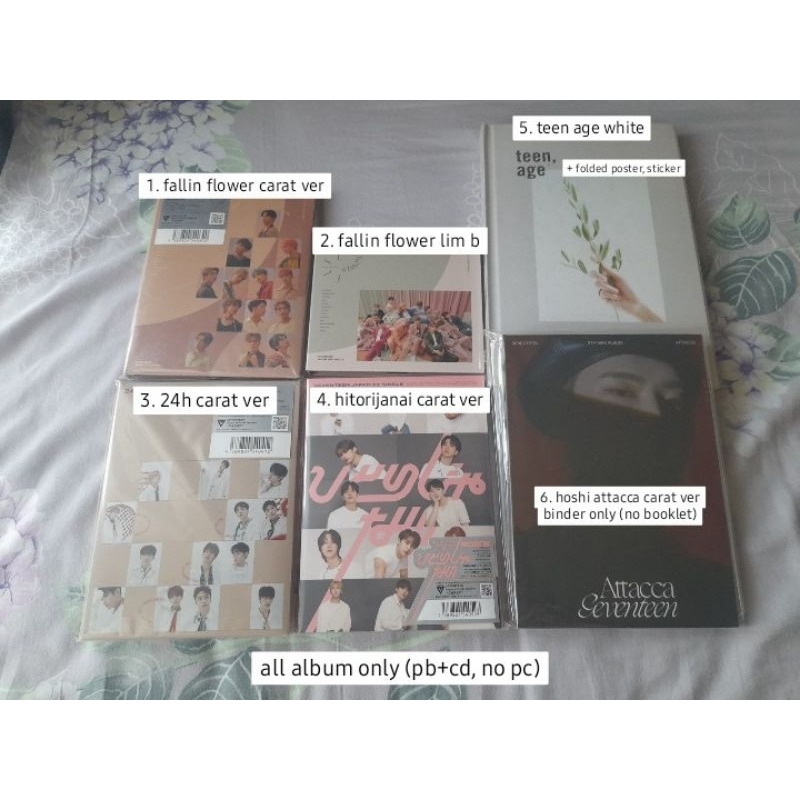 Seventeen album only fallin flower hitorijanai not alone 24h teen age ...