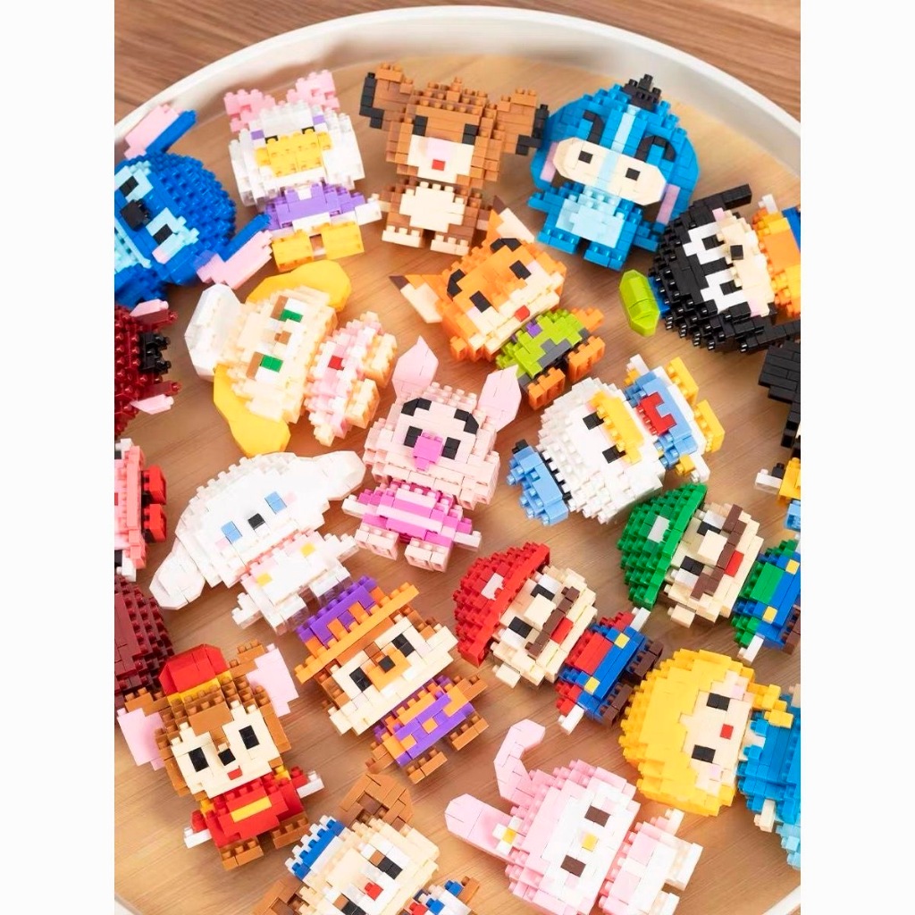 Mini Brick Character Toy/Mini Stacking Blocks/Building Box Ledding Judy ...