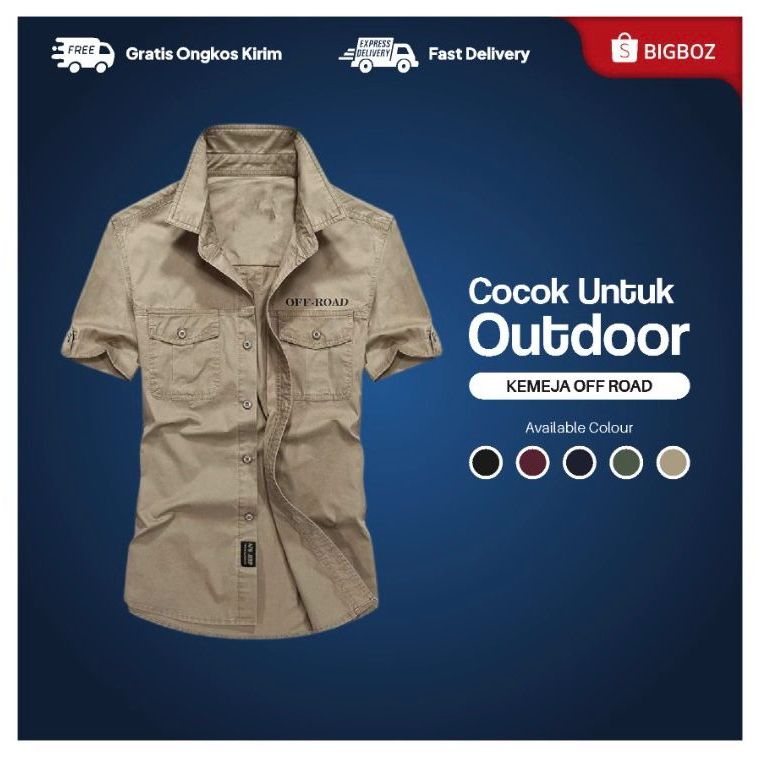 KATUN UNGU KEMEJA OFF R Men's Women's Shirts All Variants Short Sleeve ...