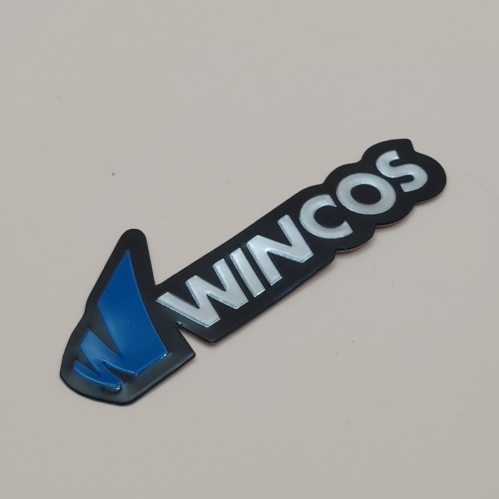 Stiket wincos Glass film sticker eblem emboss wincos window film ...