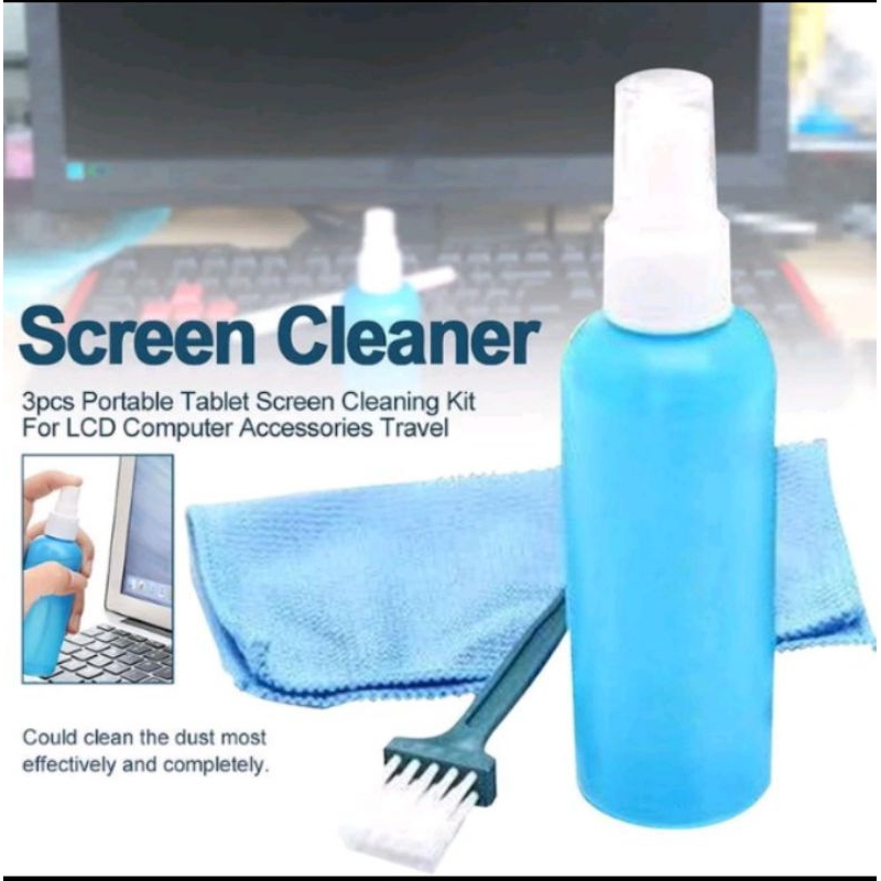 LAYAR LCD Clianer Kit 3in1- Laptop Screen Cleaner/Laptop Screen Polish ...