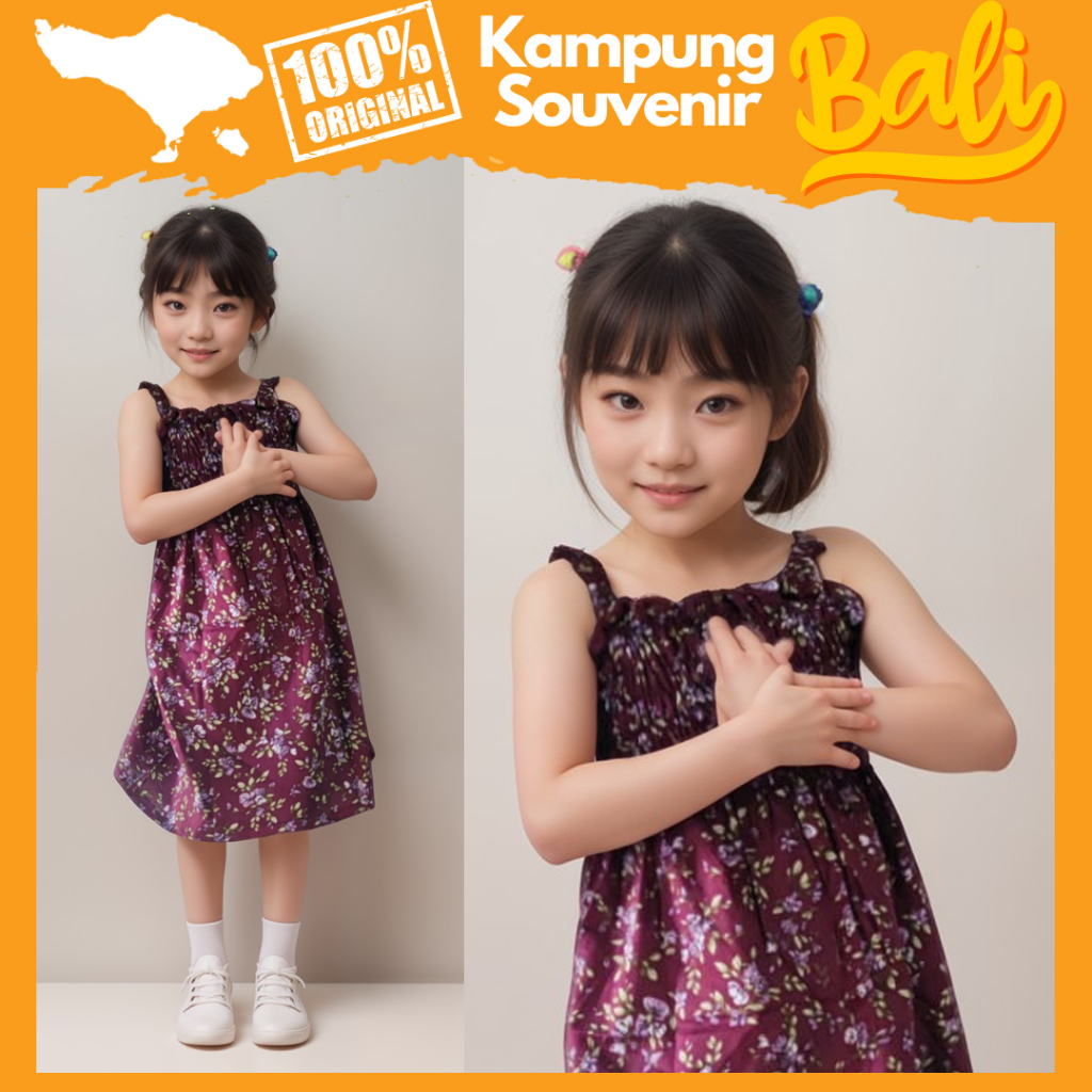 Typical Balinese Thalia Children's Wrinkled Daster Complete Sizes ...