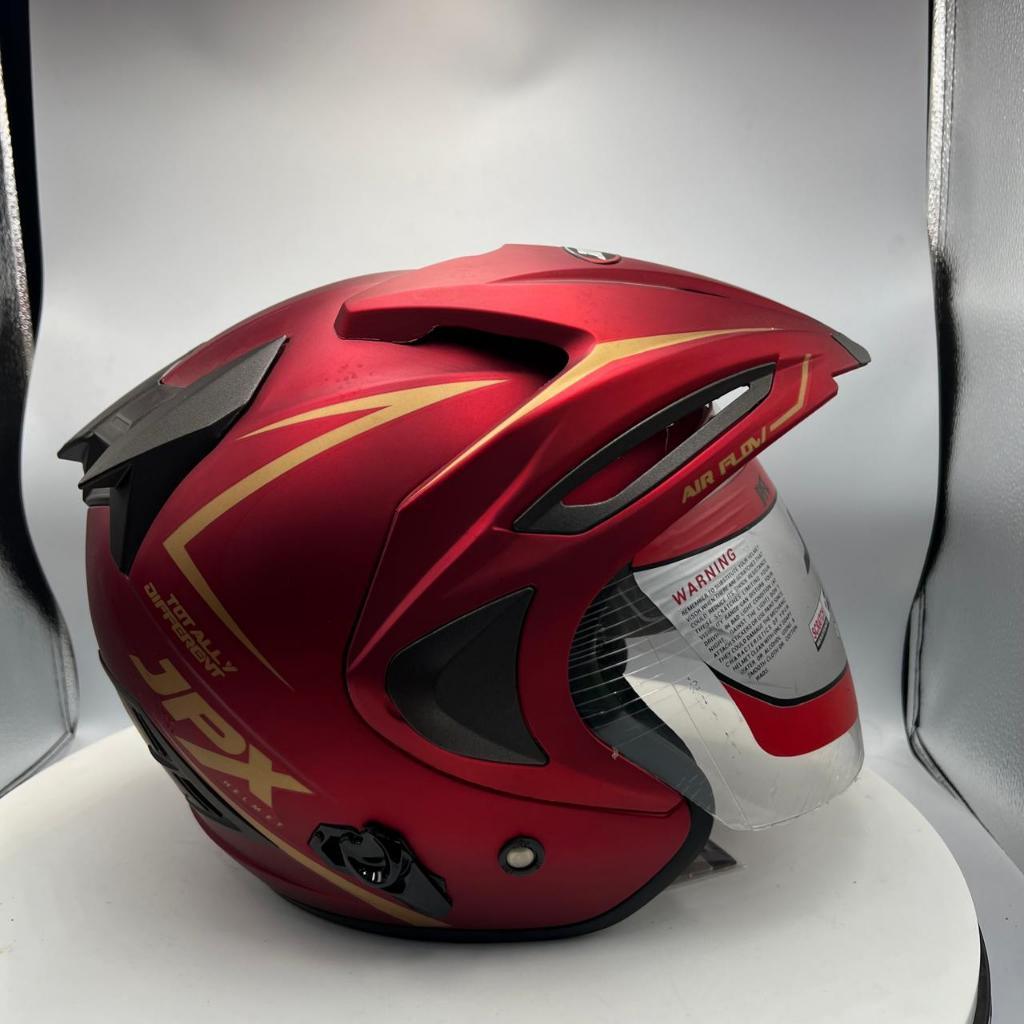 Jpx HELMET / SALE FOR SALE AT A LOSS SUPREME SOLID DOUBLE VISOR JPX ...