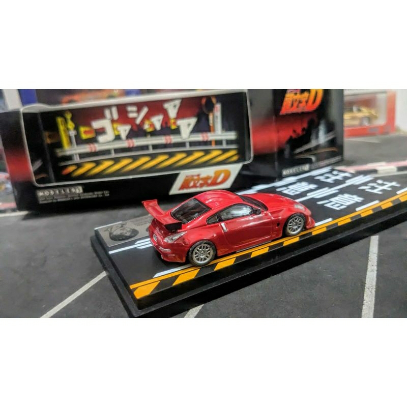 Diecast Modelers Initial D Nissan 350z Red Team Spiral Swap Rims ...