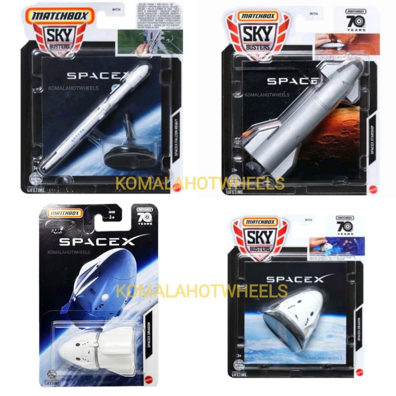 Matchbox Space X Starship SpaceX Dragon Falcon | Shopee Malaysia
