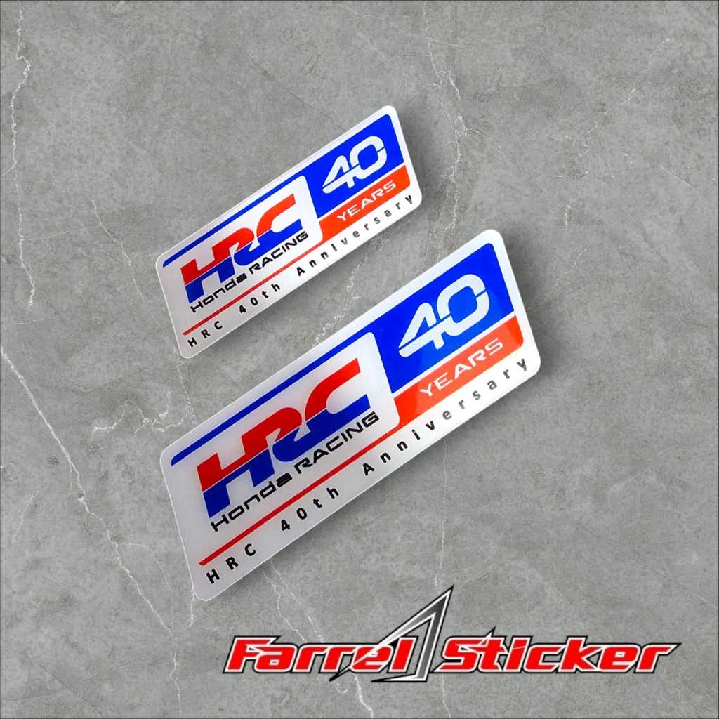 HONDA HRC 40 YEAR Anniversary Emblem 3D Embossed | Shopee Malaysia