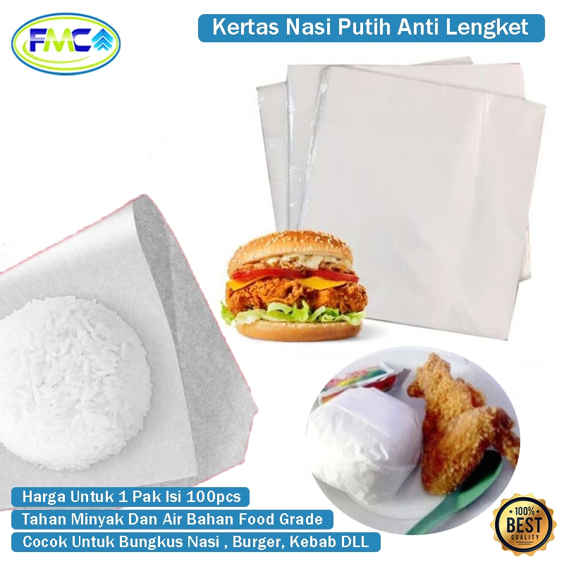 Kfc Rice Paper Non-Stick Rice Wrapping Oil Paper Burger Wrapping Kebab ...