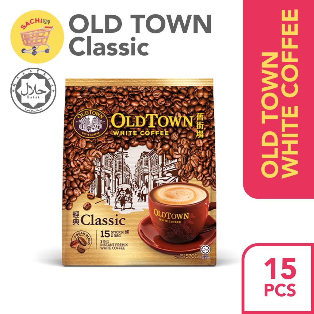Oldtown Coffee 3in1 Classic White Coffee Malaysia (15 pcs) | Shopee ...