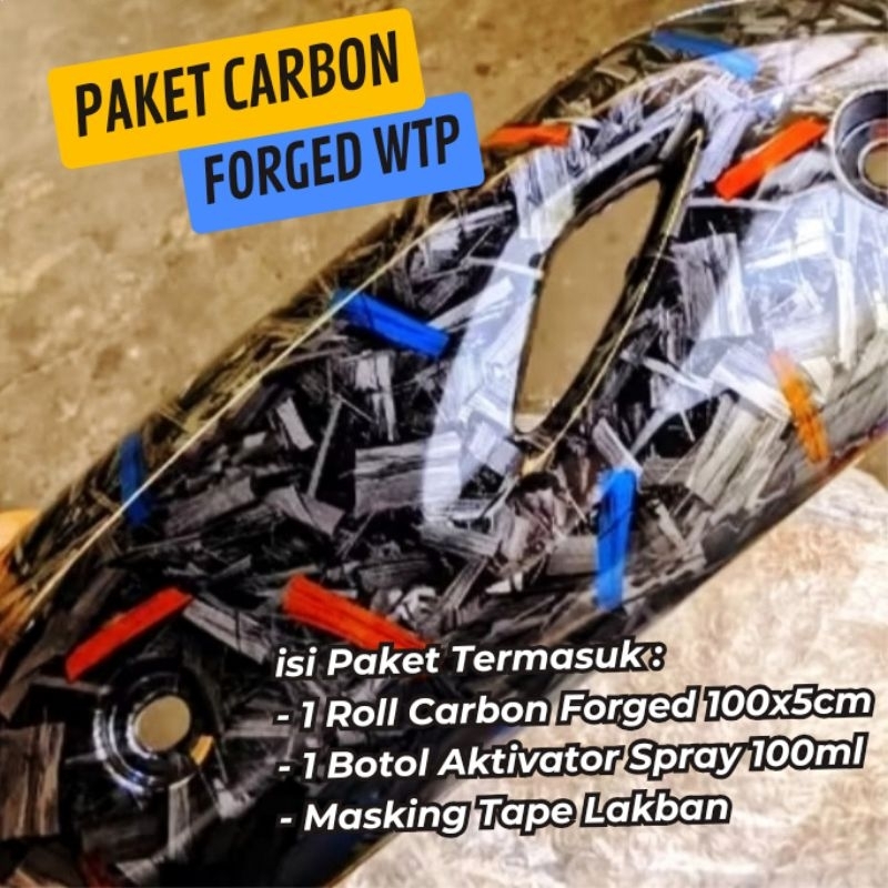 Forged Carbon WTP Carbon Dip Water Transfer Printing Package | Shopee ...