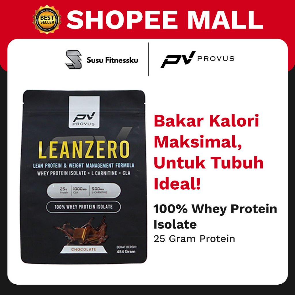 PROVUS - Lean Zero Whey Protein Isolate 454 Grams | Shopee Malaysia