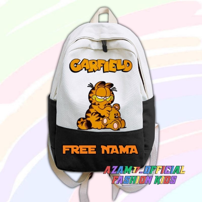 Garfield Children's Backpack Free Name/School Bag For Kindergarten ...