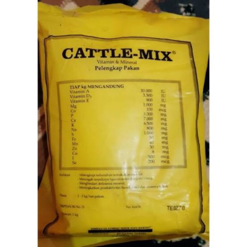 Catlle MIX SANBE PREMIX CATTLE MIX MINERAL CALSIUM Fattening HEEAN ...