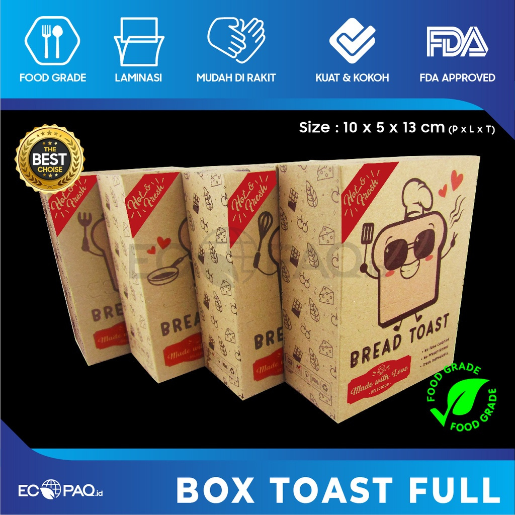Toast Box - TOAST Box - FULL - Mr-Mrs TOAST ed - CHOCOLATE KRAFT (25 ...