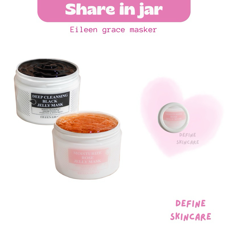 Share 5gr EILEEN GRACE MOISTURIZE ROSE JELLY MASK DEEP CLEANSING BLACK ...