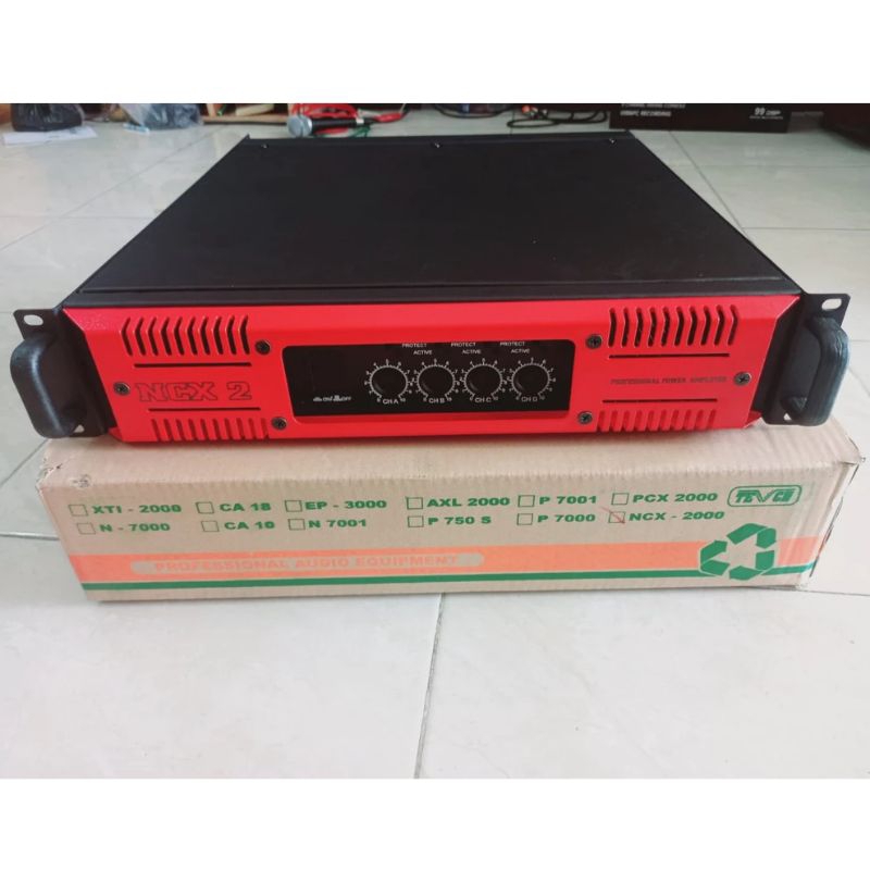 Power amplifier box NCX2 2U 4chanel Ncx-2 Ncx 2000 4 ch thick material ...