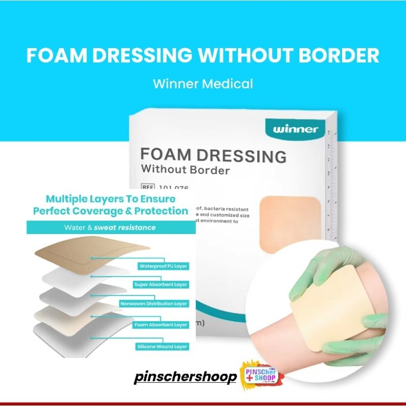 Winner Foam Dressing 10x10 Cm Without Border/Unit | Shopee Malaysia