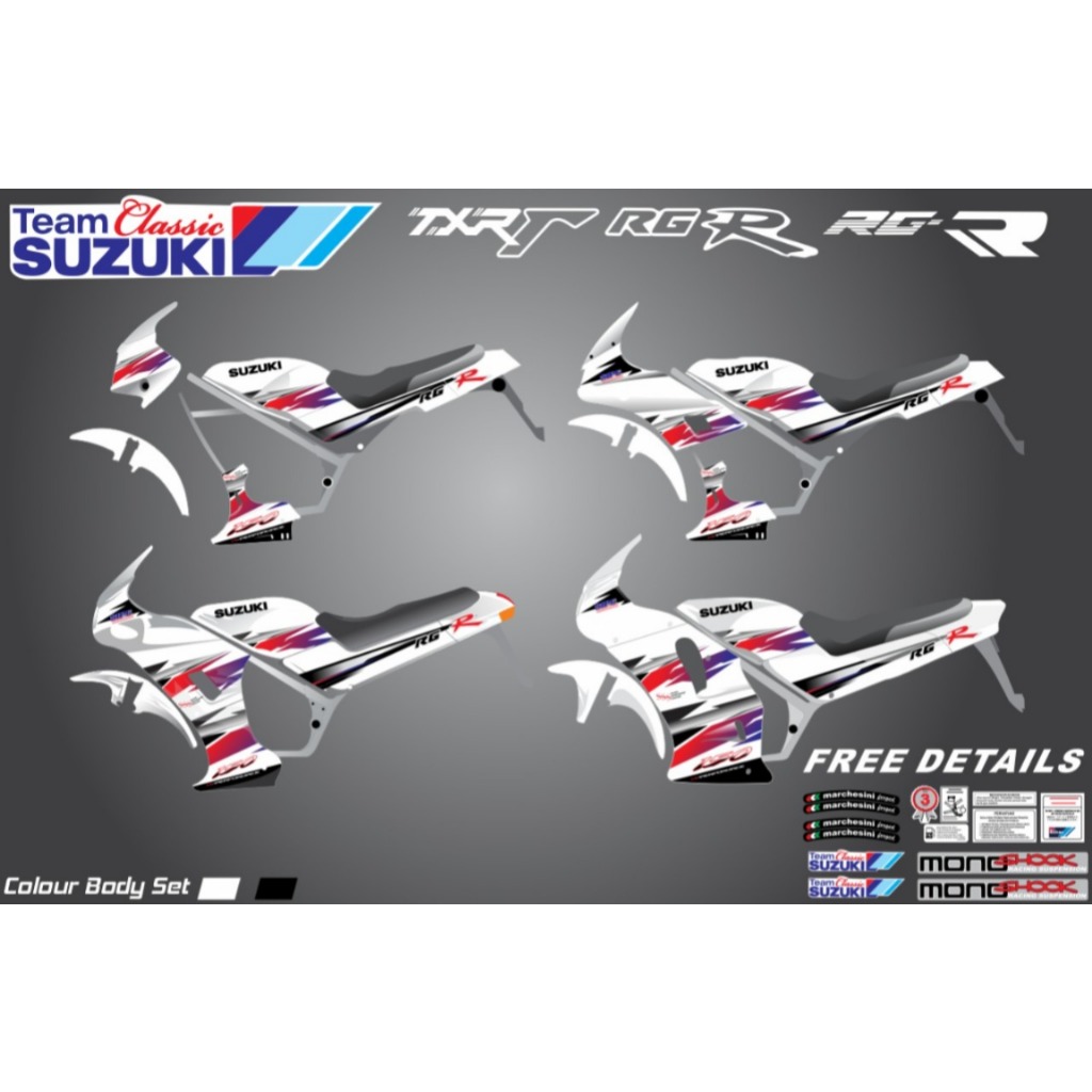 Suzuki Rgr 150 Phanter, Sprinter, Crystal, & Jumbo Variations | Shopee ...