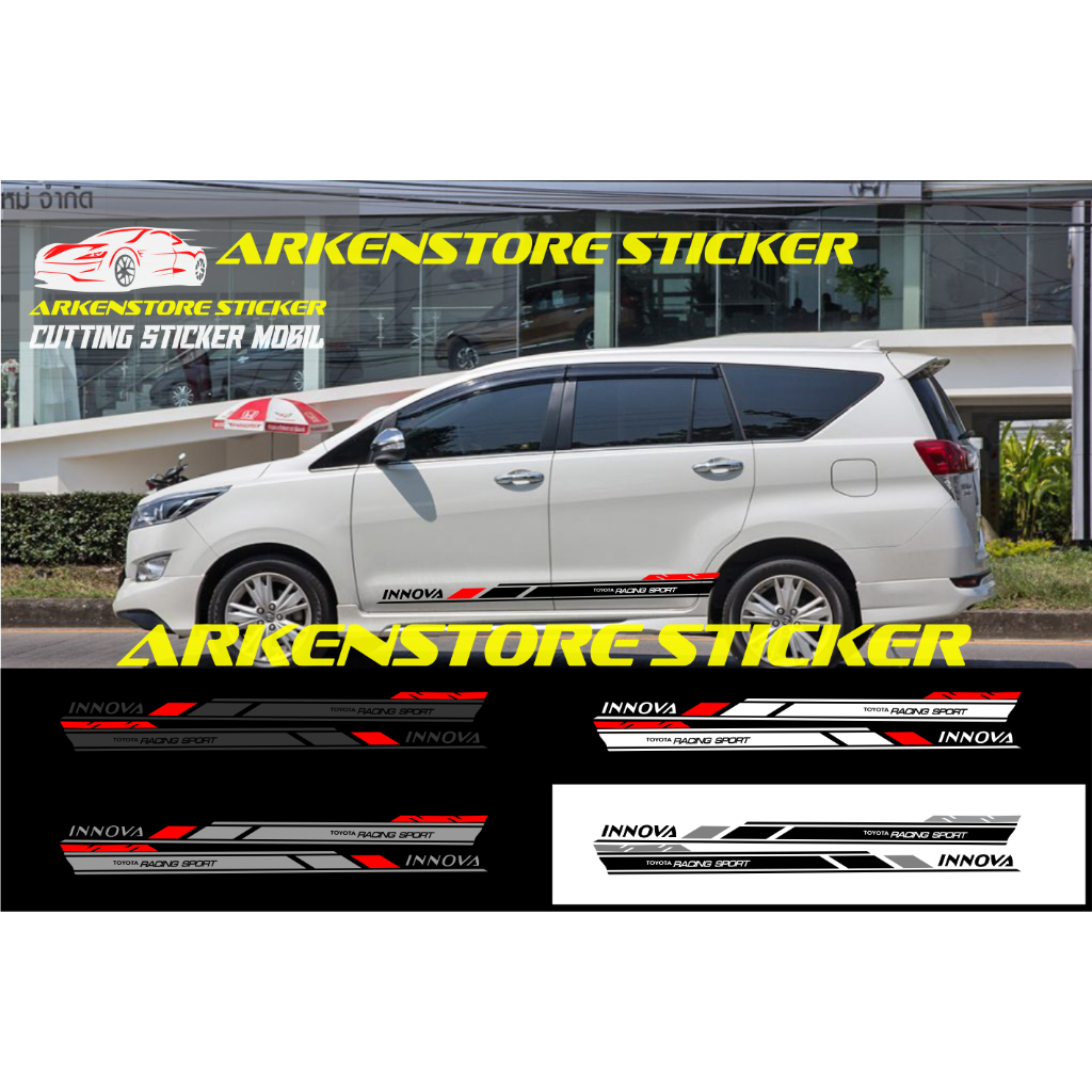 Toyota innova sticker, innova car sticker, innova list sticker | Shopee ...